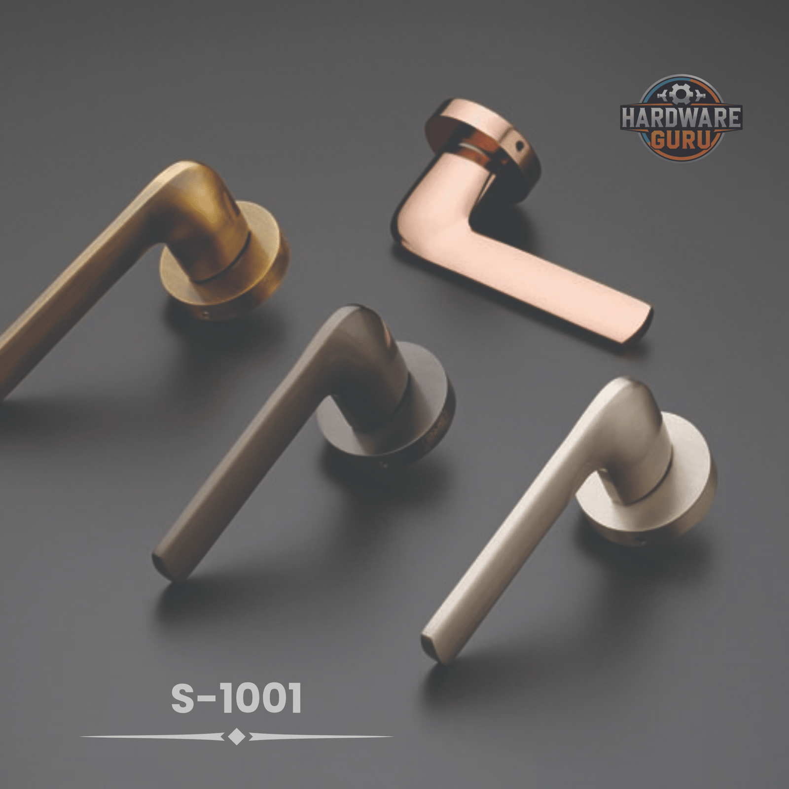 S-1001 Designer Lever Handle Set - Hardware