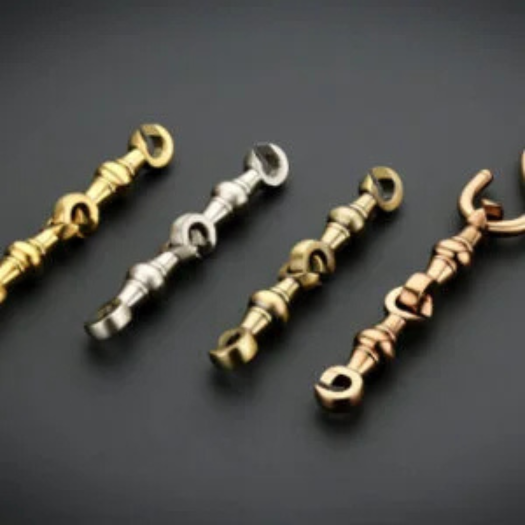 FlexiForge™ Dual-Tone Brass Hook Set – 5-Piece Artisanal Utility Pack ...